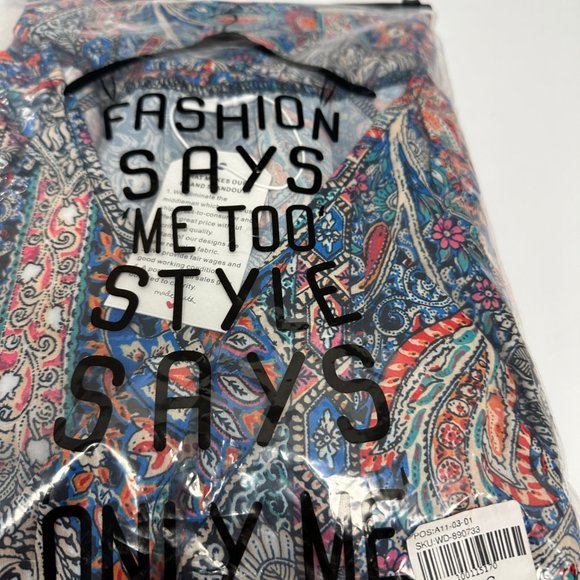 Ruwie | Dresses | Colorful Paisley Shirred Waist Long Summer Dress ...